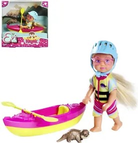 SIMBA Panenka Evička Evi Love s kajakem / 12 cm / od 3 let