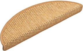 Samolepicí nášlapy na schody vzhled sisal 15 ks 56x17x3cm sisal 326865