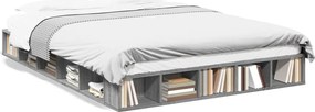 vidaXL Rám postele 150 x 200 cm kompozitní dřevo [3280474] Barva: šedá sonoma