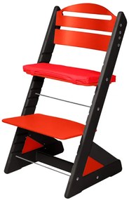 Jitro Dětská rostoucí židle Plus VÍCEBAREVNÁ Červená