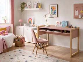 Benlemi Montessori psací stůl STOLLY s odkládací plochou a pastelkovníkem Zvolte barvu: Kašmírová