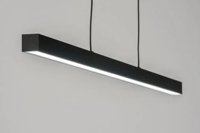 Závěsné designové černé LED svítidlo nad stůl Corciano Black