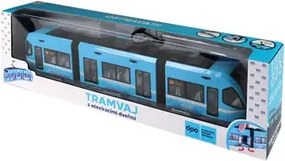 RAPPA Moderní tramvaj DPO Ostrava modrá 47 cm / od 3 let