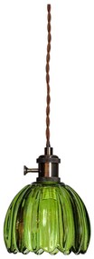 Cottex 8400100-2501 - Lustr na lanku NORA 1xE14/5W/230V zelená 8400100-2501
