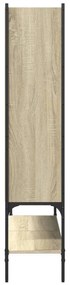 Petromila Knihovna dub sonoma 102 x 30 x 141,5 cm kompozitní dřevo