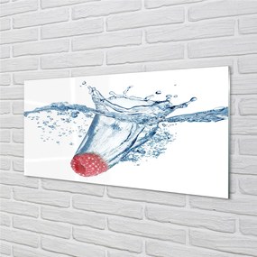 akrylový obraz malina voda 125x50 cm
