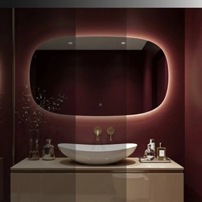 Tutumi Zrcadlo 100x60 cm s regulovatelným LED osvětlením HOM-01523