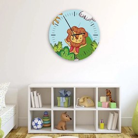 Gario Hodiny na zeď Lion Rozměry: 40 x 40 cm