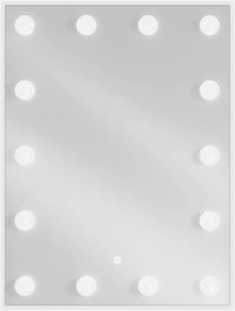 Mexen Dona podsvícené koupelnové zrcadlo 60 x 80 cm, LED 6000K, antivlna - 9818-060-080-611-00