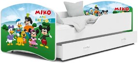 Dětská postel Jan - mickeyho klubík