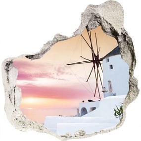 Wallmuralia Samolepící nálepka Santorini Řecko 75x75 cm