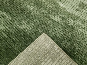 BE Koberec Eforia 9551 GREEN - zelený obdélníkový Rozměr: 60x100 cm