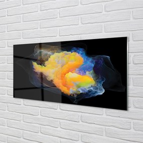 akrylový obraz barevné fraktály 140x70 cm