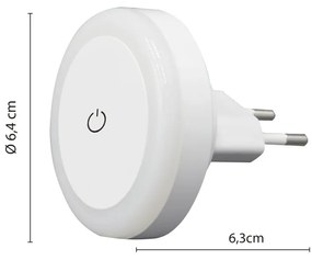 VELAMP IL28 LED dotykové noční osvětlení