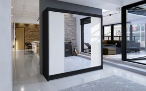ADRK Furniture Posuvná skříň s zrcadlem BALANCE 180 ADRK-SW-BAL-BW-180