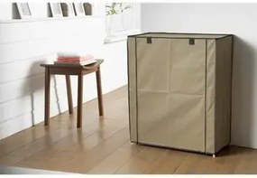 Compactor Oxford Textilní botník - 4 patra béžová / 59 x 29 x 72 cm