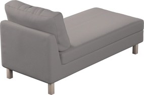 Potah na přídavný šezlong IKEA Karlstad, krátký barva béžová látka pletený vzor