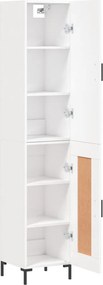Skříň highboard bílá 34,5 x 34 x 180 cm kompozitní dřevo 3199105