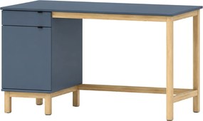 Psací stůl MODEL se šuplíkem a skříňkou do dětského pokoje Zvolte barvu: Námořnická modrá s černým úchytem, Zvolte rozměr: 100x60 cm, Zvolte stranu: Levá