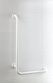 BISK Erga HANDICAP "PRO", madlo ve tvaru L, 550x550 mm, 25mm, bílá, ERG-04784
