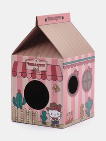 Sinsay - Kartonový domeček pro kočku Hello Kitty - růžová
