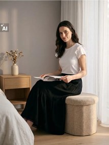 Sinsay - Taburet s úložným prostorem - béžová