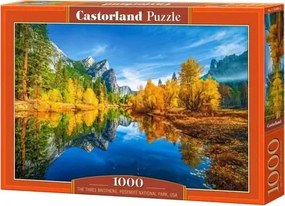 Castorland 105489-2 Puzzle Tři bratři, Yosemitský národní park / 1000
