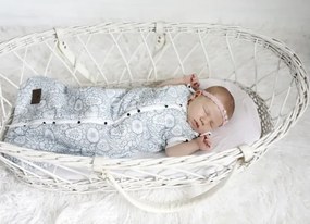 Sleepee Bavlněný spací pytel LUČNÍ KVÍTÍ pro miminko