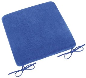 Bellatex Sedák hladký Korall micro 40x40 cm modrá