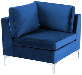 Rohová sedací souprava s taburetkou U Eldridge (modrá). 1078810