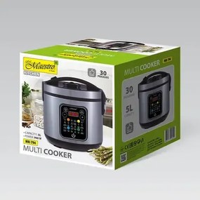 Maestro MR-794 stříbrná / Multifunkční hrnec / 900W / 5 L / 30 program