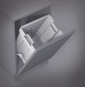 Gollinucci koš na prádlo 50L 50,4 x 30,7 x 40 cm bílý