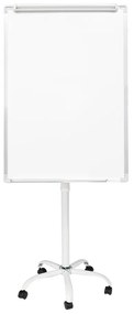 Magnetická plastová flipchart tabule na kolečkách, 70x100 cm