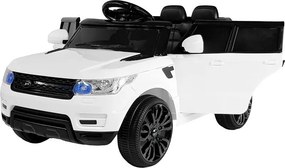 LEAN CARS Elektrické autíčko HL1638 s dálkovým ovládáním, MP3 a LED světlem bílé