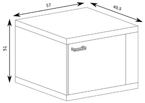 Ložnice Natural - dub ribbeck