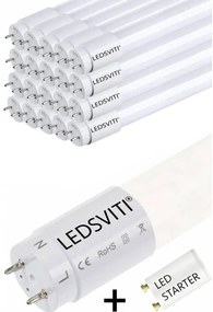 20KS LED trubice T8 120cm 18W 6000K studená bílá