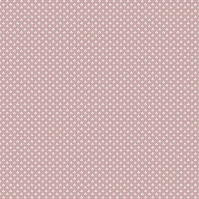 Růžová vliesová tapeta na zeď s bílými lístky, 12364, Fiori Country, Parato
