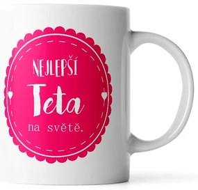 Sablio Hrnek Nejlepší teta na světě - 200 ml - espresso