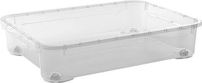 Regalux Clear Box Úložný box XXM, 79 × 58 × 17,5 cm, 52 l, transparentní