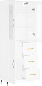 vidaXL Skříň highboard 69,5 x 34 x 180 cm kompozitní dřevo [3198641] Barva: bílá s vysokým leskem