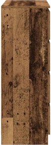 Příborník starého dřeva 80x35x99 cm kompozitní dřevo 3328487