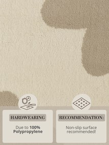 Hanse Home, Dětský koberec Adventures 106417 Cream Beige, 120x170, béžová, dětský pokoj
