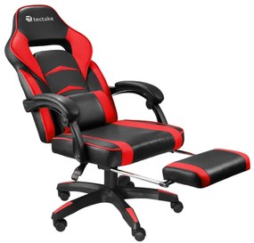 Tectake Herní kancelářská židle Comodo černá/červená