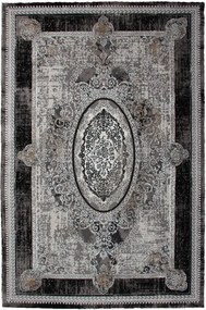 Koberec Tender 27145A VELVET černý / světle šedý