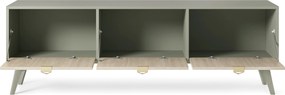 PSK Televizní skříňka NATURAL, Eukalyptus/Scandi 158 cm