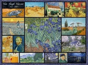 GRAFIKA Puzzle Koláž - Vincent Van Gogh / 2000 dílků / 98 x 69 cm