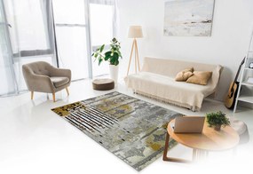 Oriental Weavers, AKCE: 160x235 cm Kusový koberec Zoya 153 X – na ven i na doma, šedá, chodba / předsíň