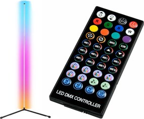 Verk Group Podlahová rohová rgb led lampa na noční stolek pro použití v ložnici 1,5