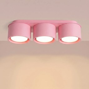 Sollux Lighting Stropní svítidlo MODO 3 růžové GX53