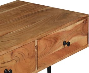 Nástěnný psací stůl 90 x 40 x 170 cm masivní akáciové dřevo 247694